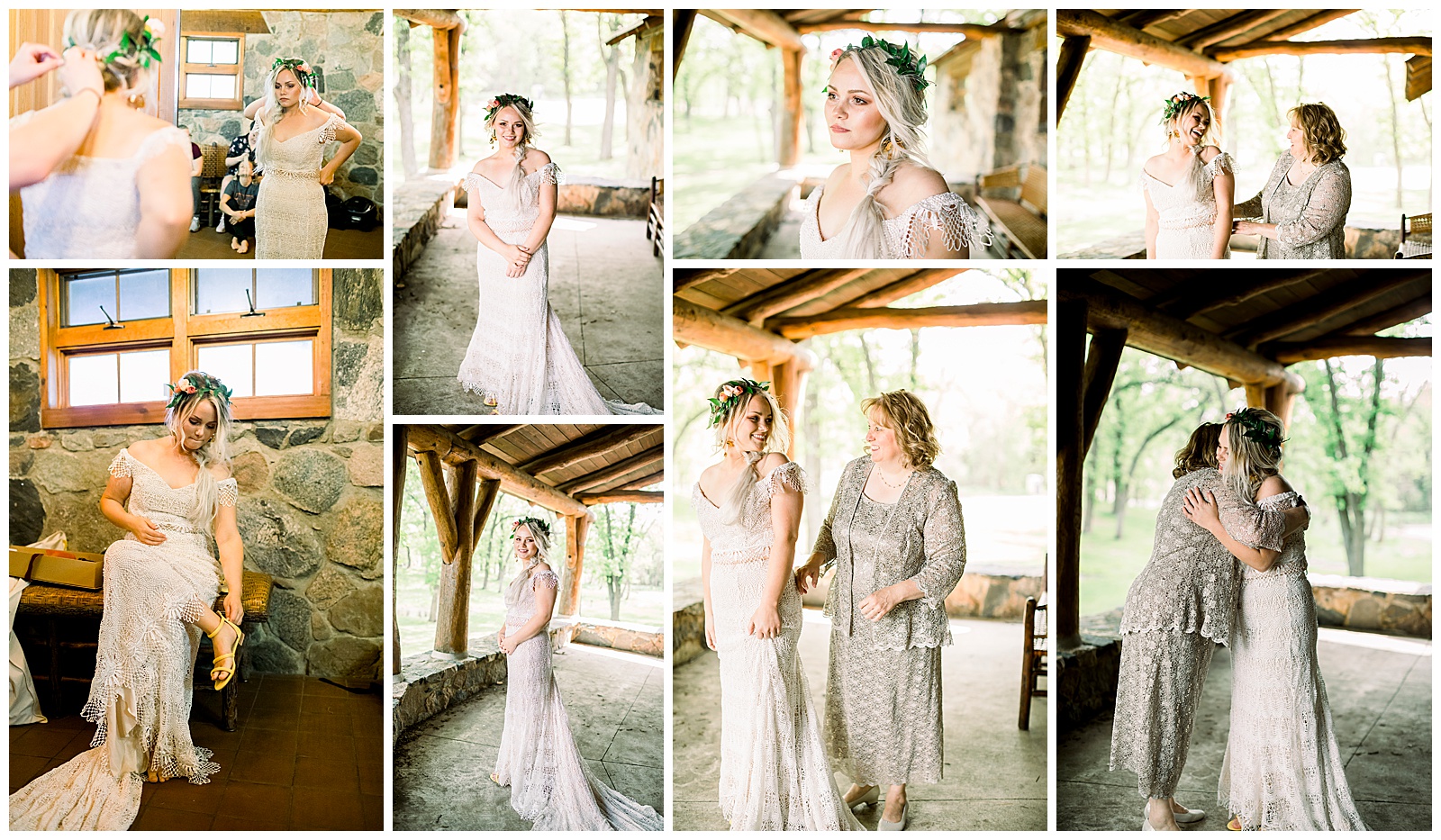 Intimate Boho Inspired Iowa Wedding - wyrickphotography.com